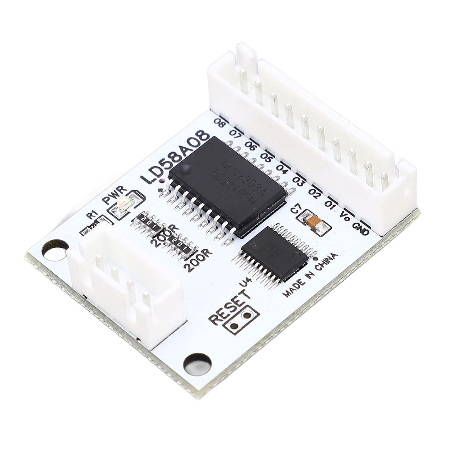 RS485 to PWM Driver Module, RS485 DO Driver Control Board PCB Portable 8 Channel for Small Power ...