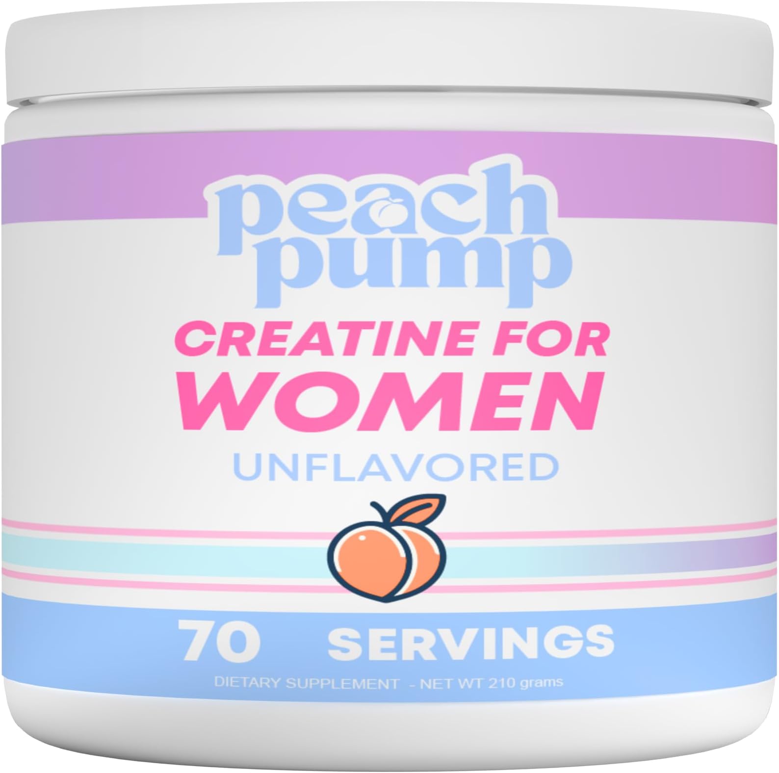 Amazon.com: Peach Pump Creatine for Women - Creatina - Creatine Women ...