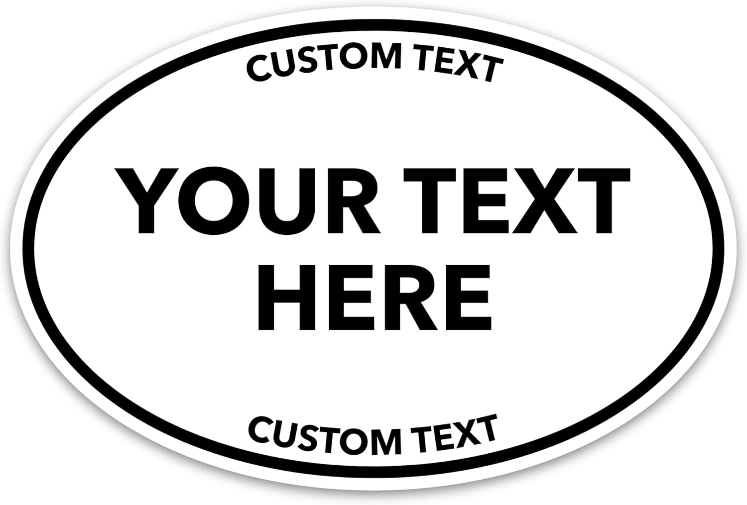 Amazon.com - Custom Bumper Stickers for Cars - Personalized Bumper ...