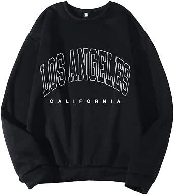 Mens Los Angeles Sweatshirt Los Angeles California Vintage Oversized ...
