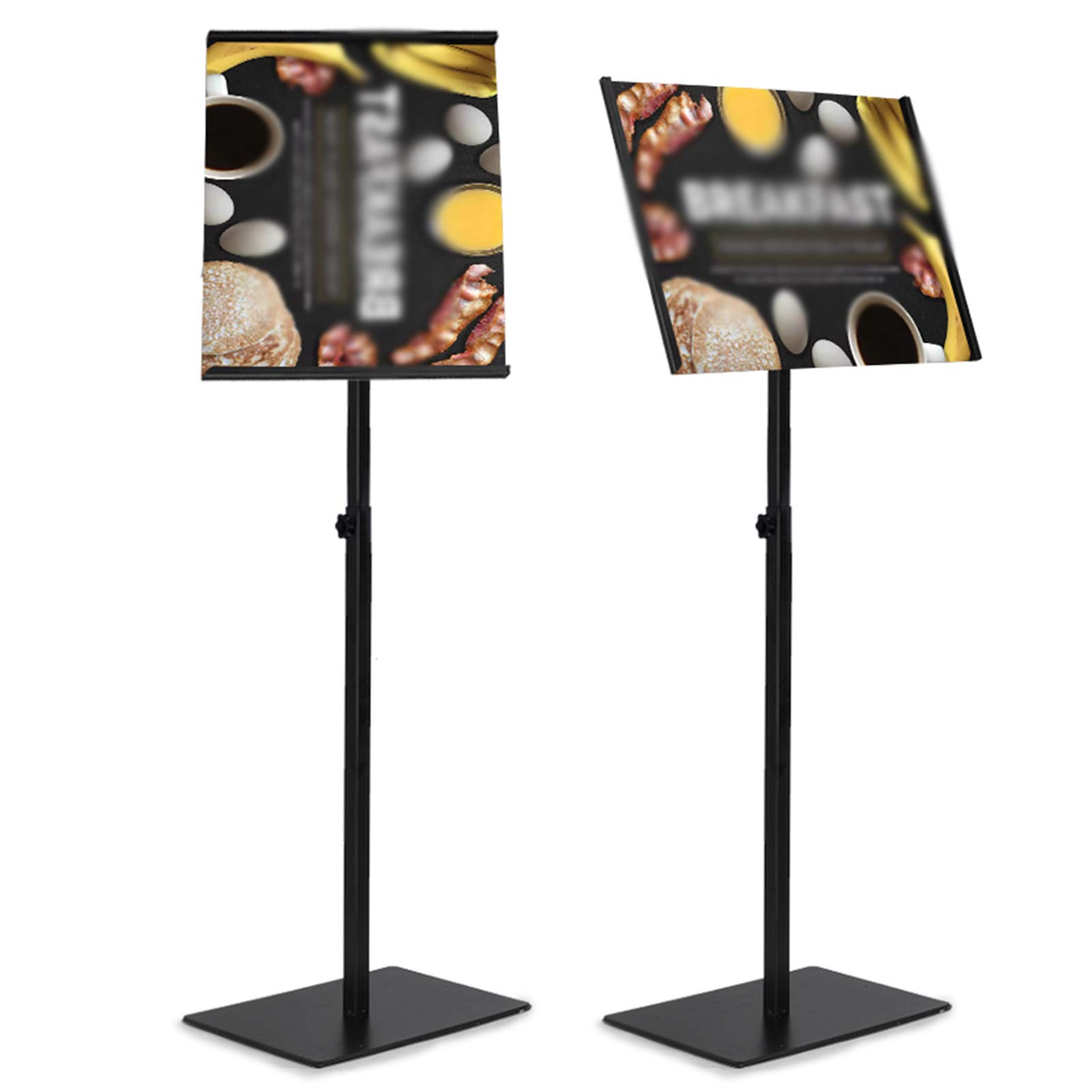 Buy Sign Stand,12 X 8 Inches Floor Standing Sign Holders, Adjustable ...