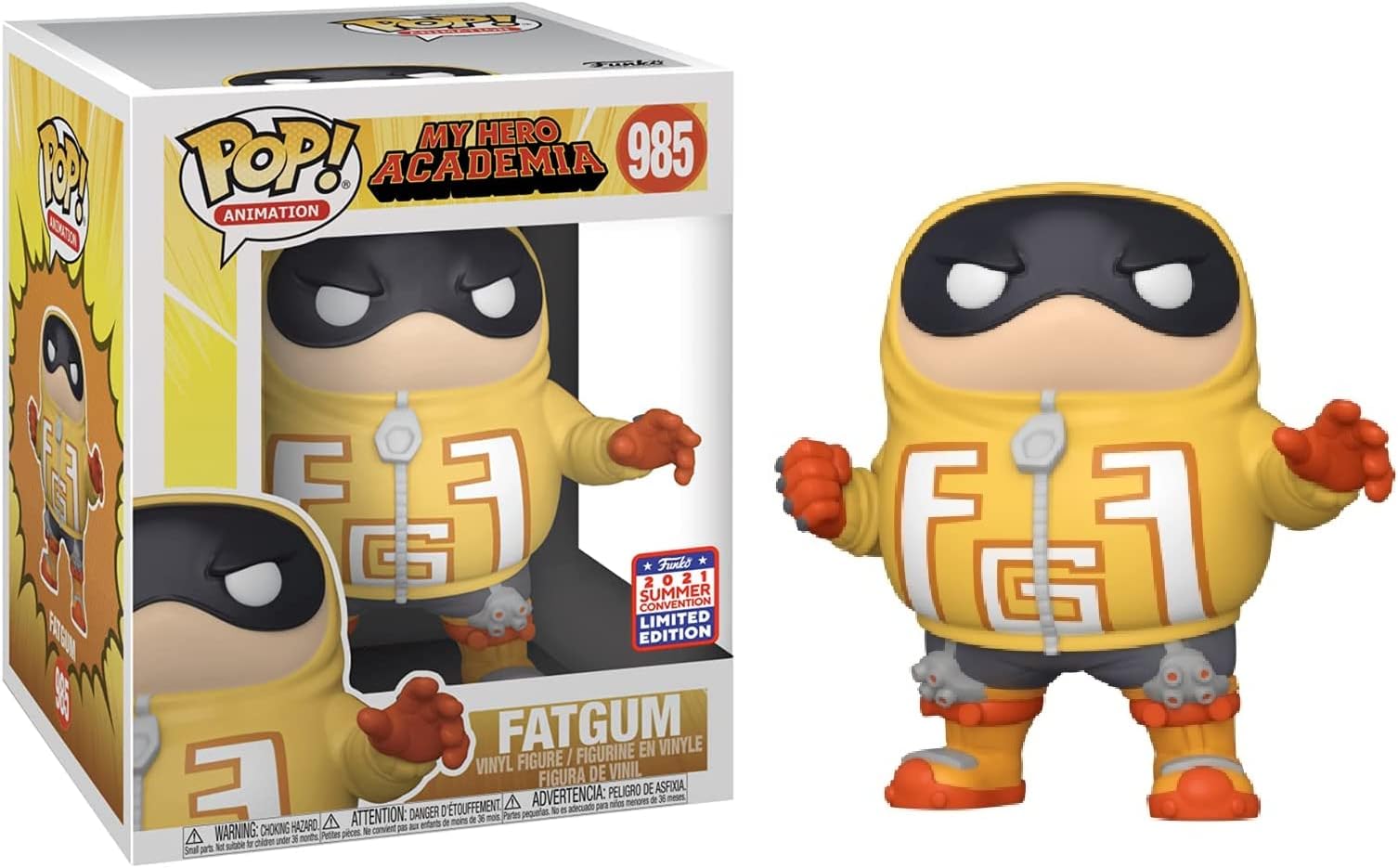 Amazon.com: Funko Pop! Super: My Hero Academia Fatgum 2021 FunKon ...