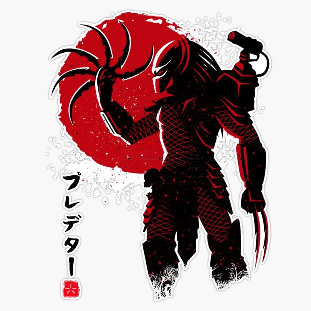Amazon.com: Predator Style Vinyl Window Bumper Sticker Decal 5 ...