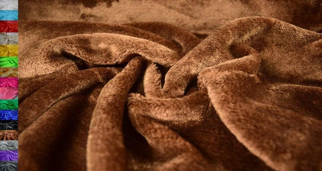 kullaloo Microfaser-Plüsch Stoff Shorty als Meterware in vielen Farben ...