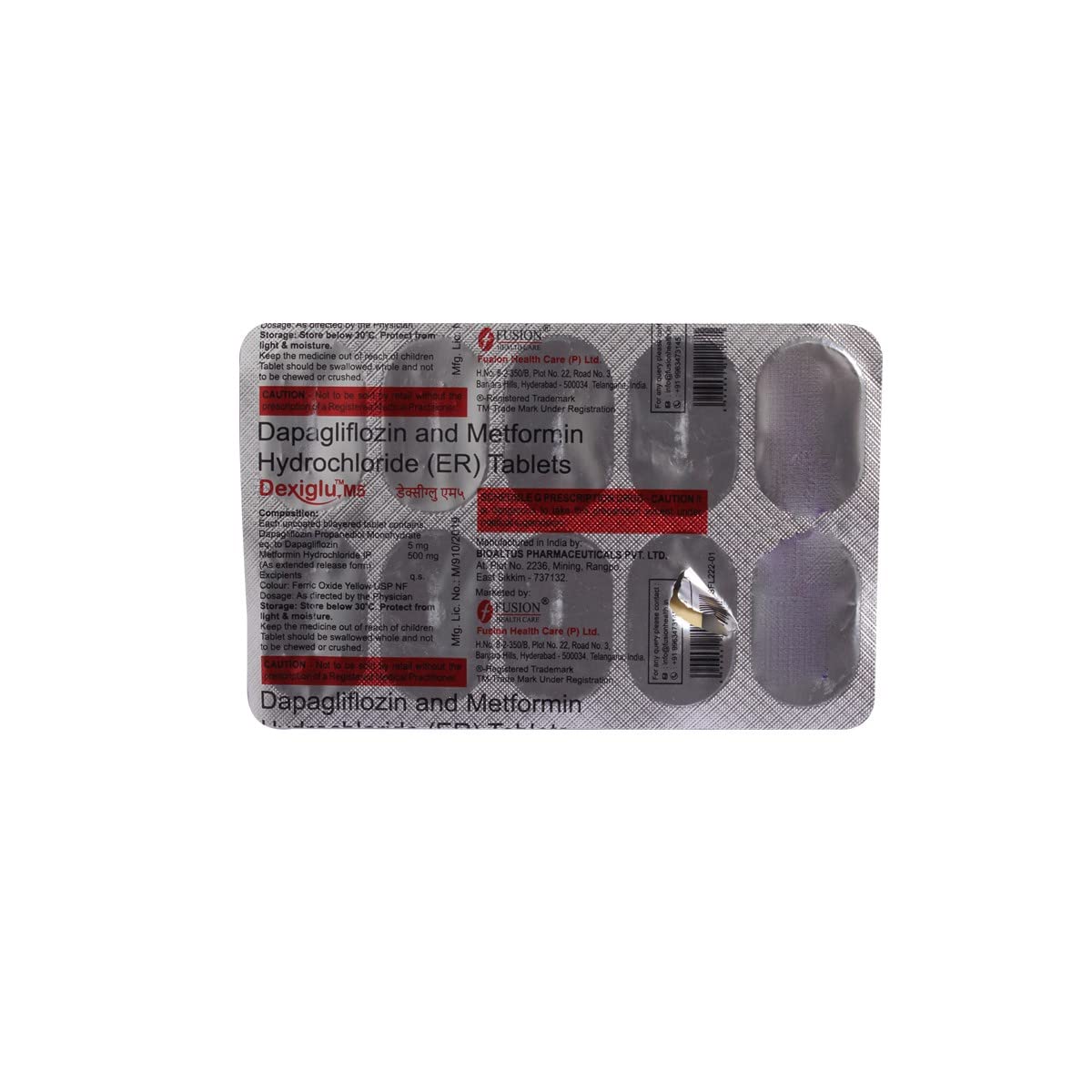DEXIGLU M5 - Strip of 10 Tablets : Amazon.in: Health & Personal Care