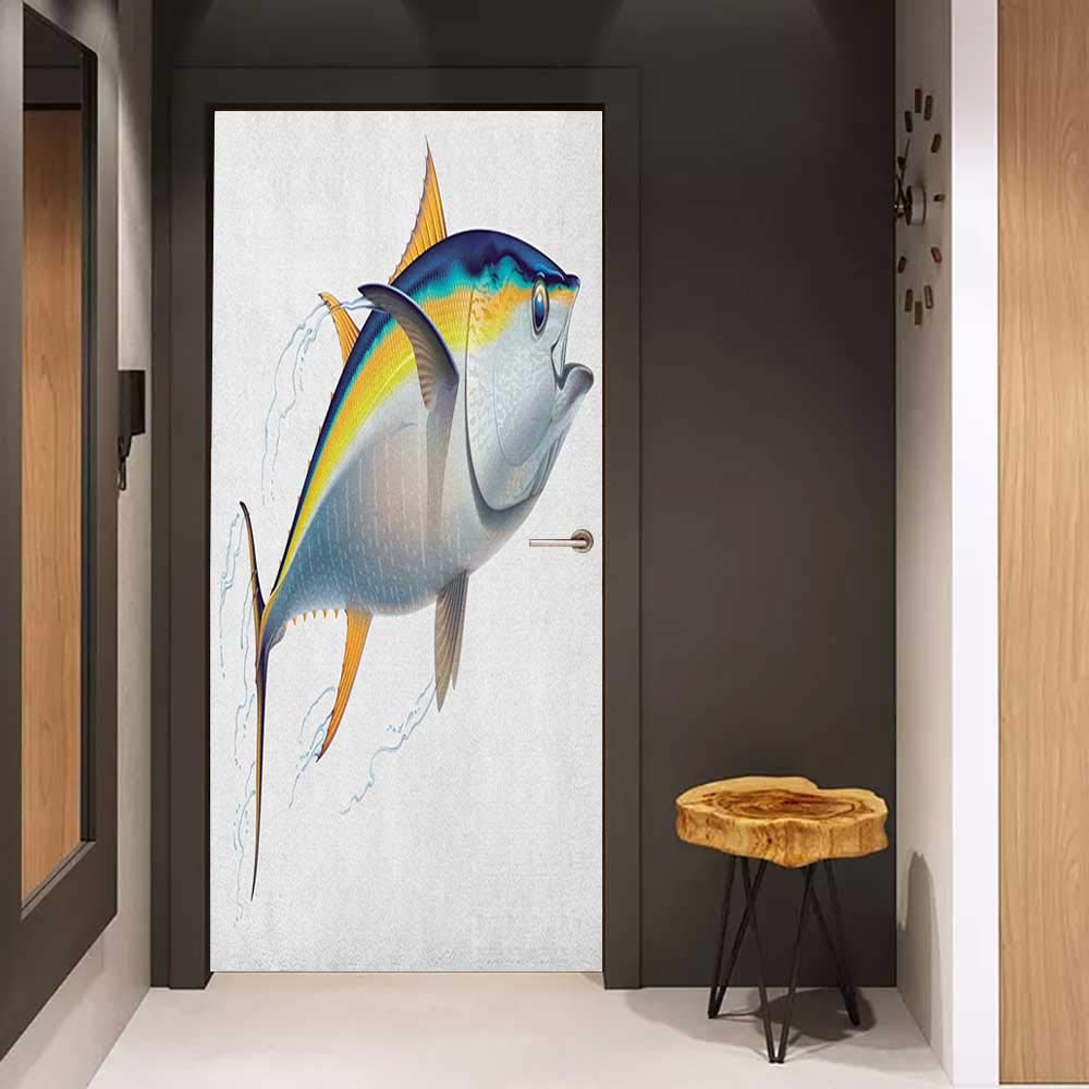 Buy Onefzc Soliciting Sticker for Door Fish Yellowfin Tuna ...