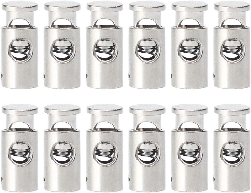 Amazon.com: uxcell 12pcs Plastic Cord Locks Stoppers End Spring Stop ...