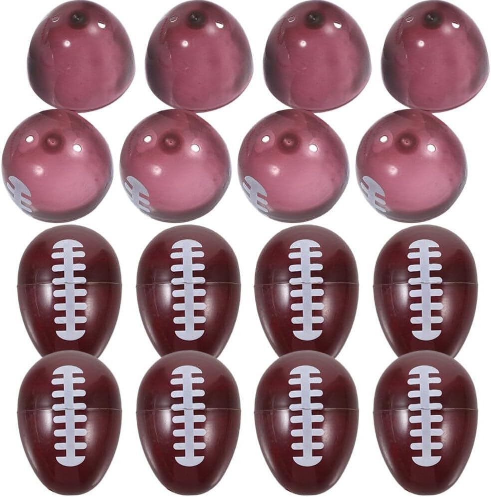 Amazon.com: MAGICLULU 12pcs Plastic Easter Eggs Sports Themed Empty ...