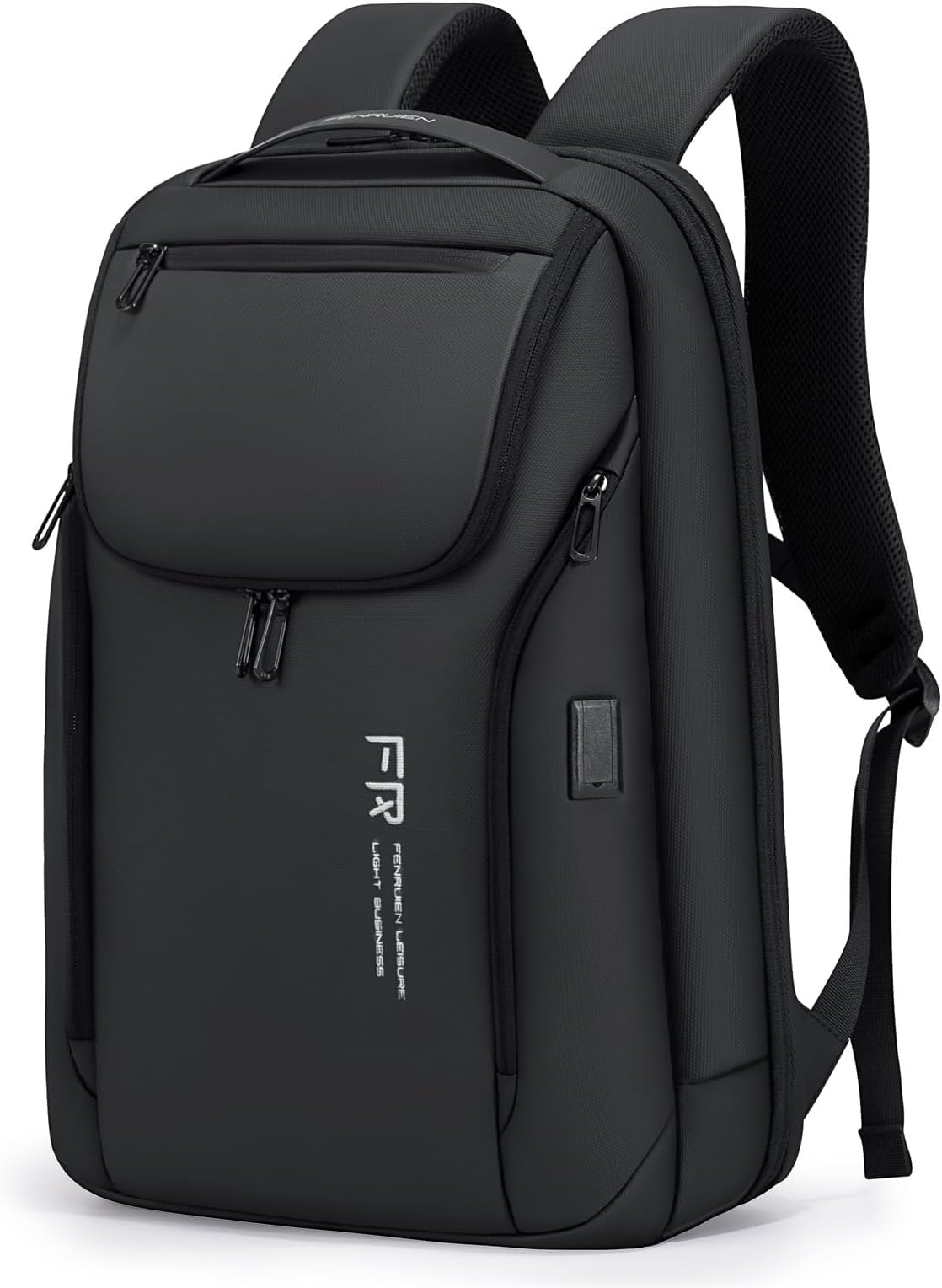Amazon.com: AUGUR Business Slim Backpack for Men Women 15.6 inch Water ...