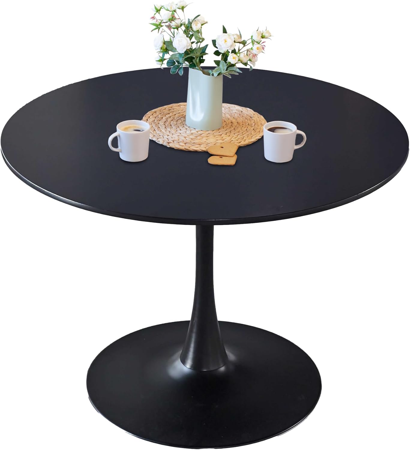 Amazon.com - ANDORON Round Dining Table, 42 Inches Kitchen Tulip Table ...