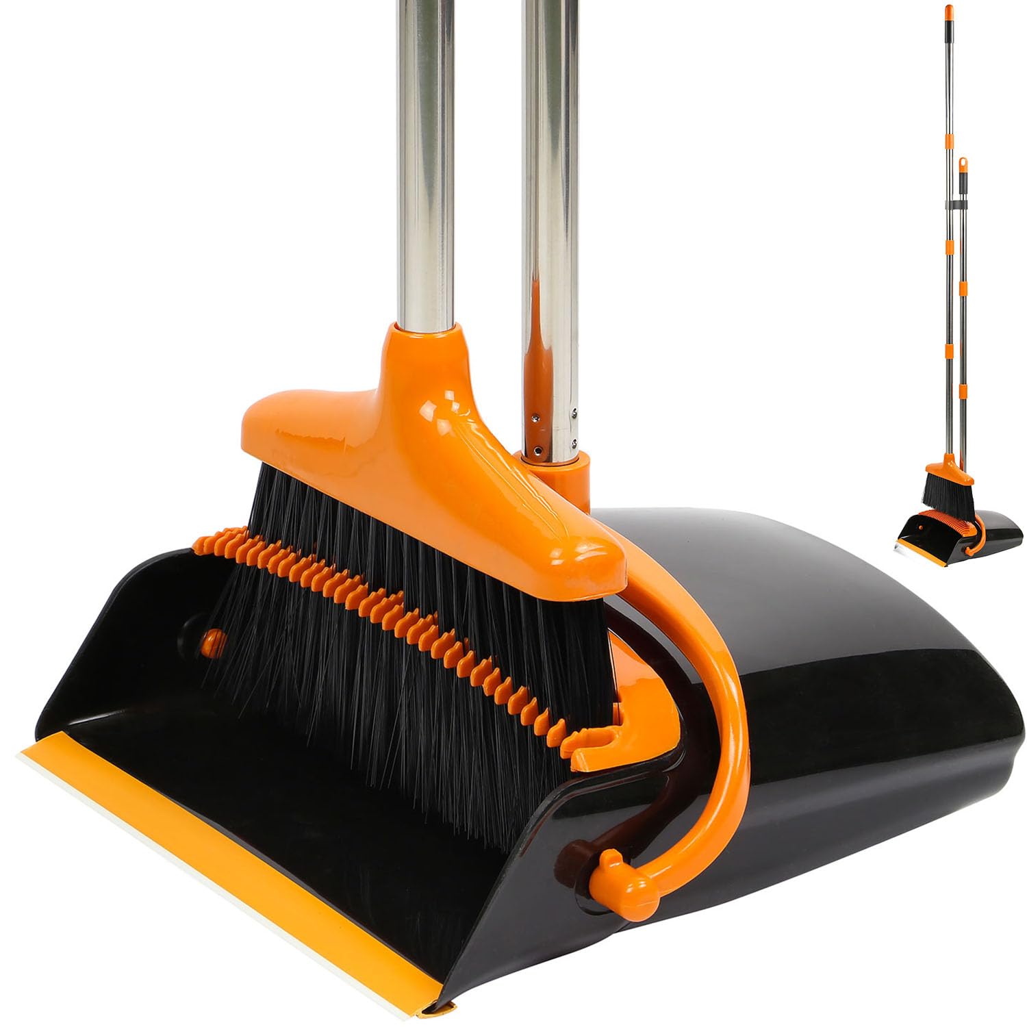 Taylor & Brown Long Handled Dustpan and Brush, Broom and Dustpan Set ...