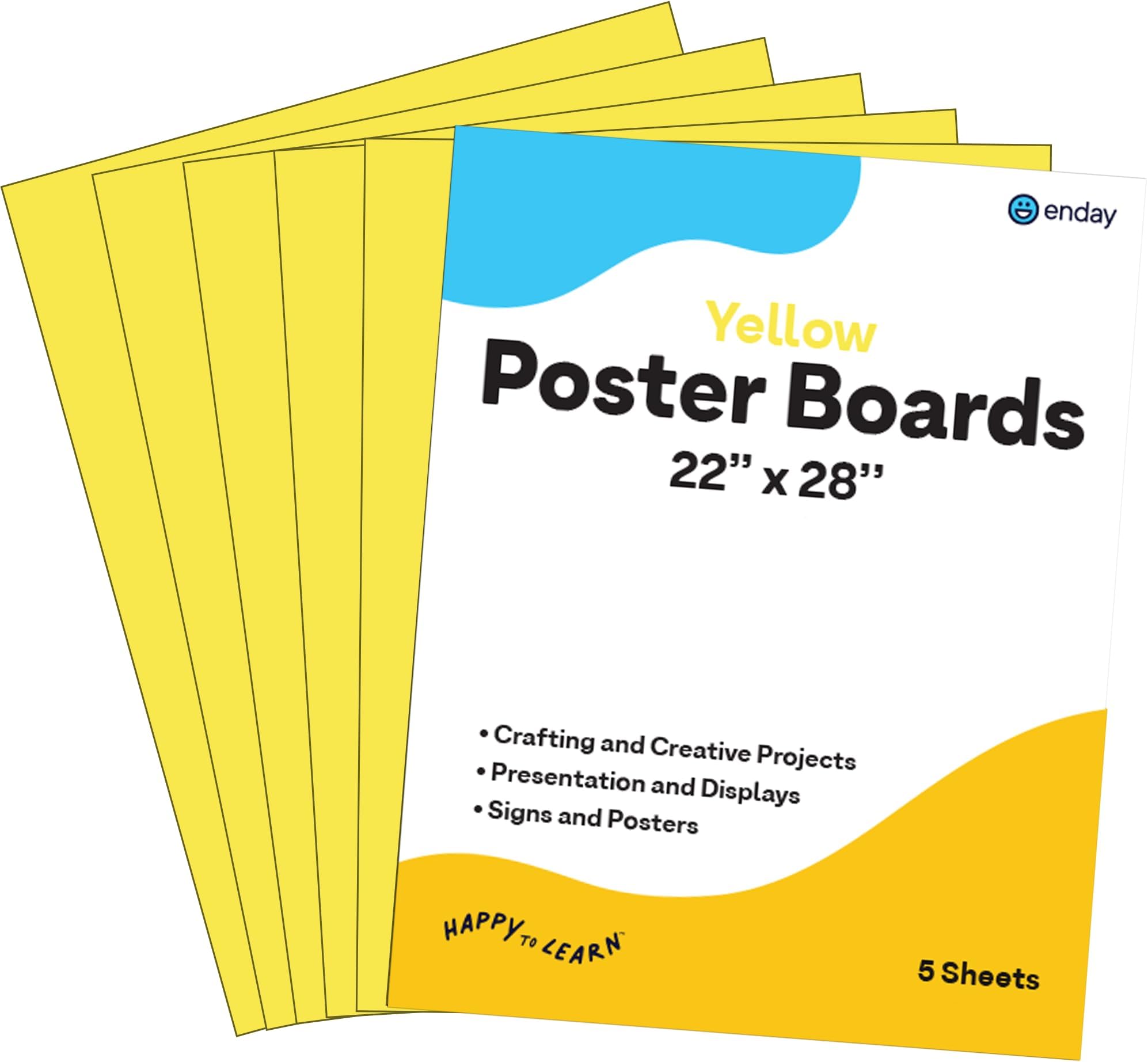 Amazon.com : Office Depot® Brand Dual Color Poster Board, 22" x 28 ...