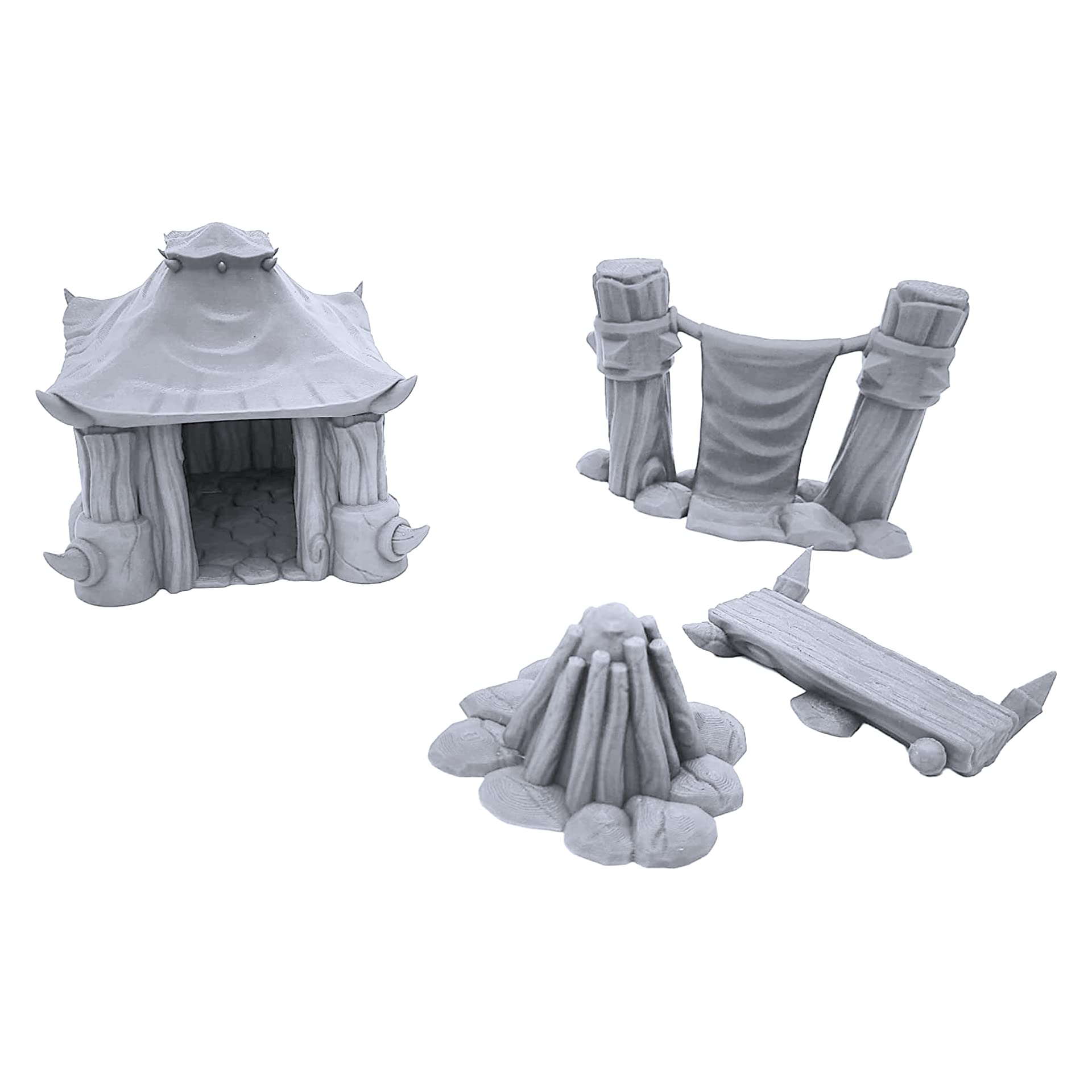 Snapklik.com : Orc Camp By Makers Anvil, 3D Printed Tabletop RPG ...