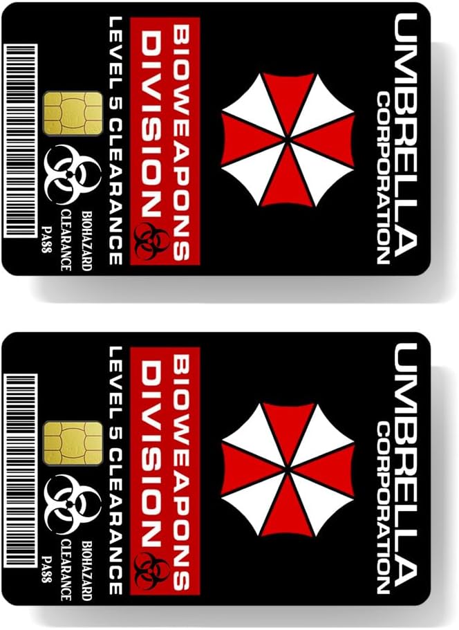 Amazon.com: 2 PCS Corporation Credit Card Sticker Debit Cards Skin ...