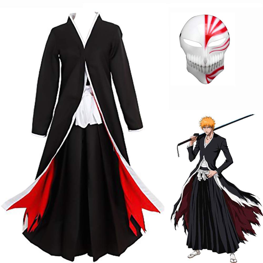 Buy Updayday Bleach Kurosaki Ichigo Full set cosplay costume Anime ...
