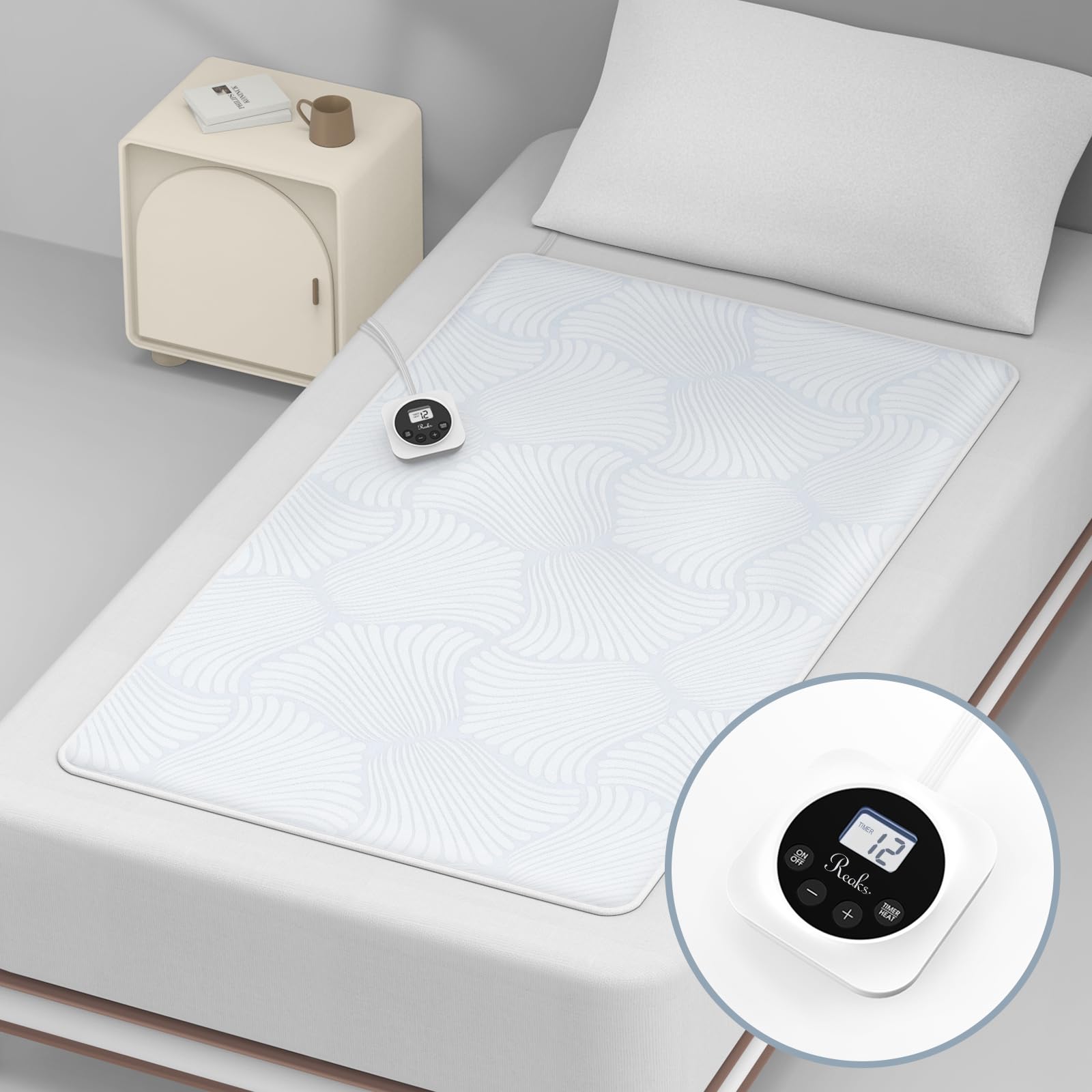 Snapklik.com : Mini Twin Size Electric Heated Mattress Pad 10 Heat ...