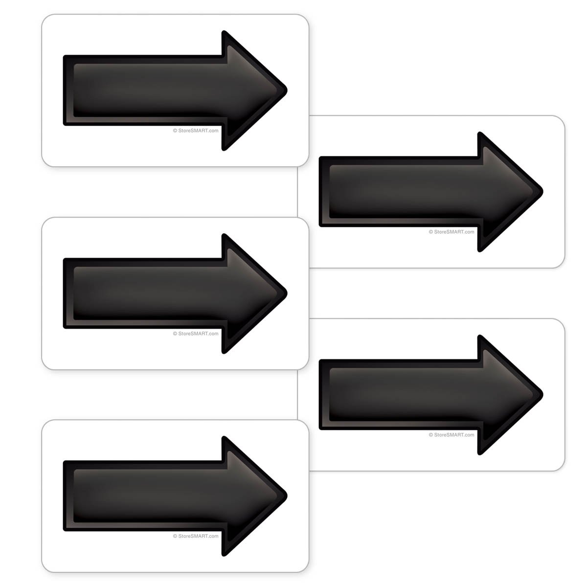 Amazon.com: StoreSMART - Arrow Magnets - Black - 100-Pack - 2" x 3.5 ...