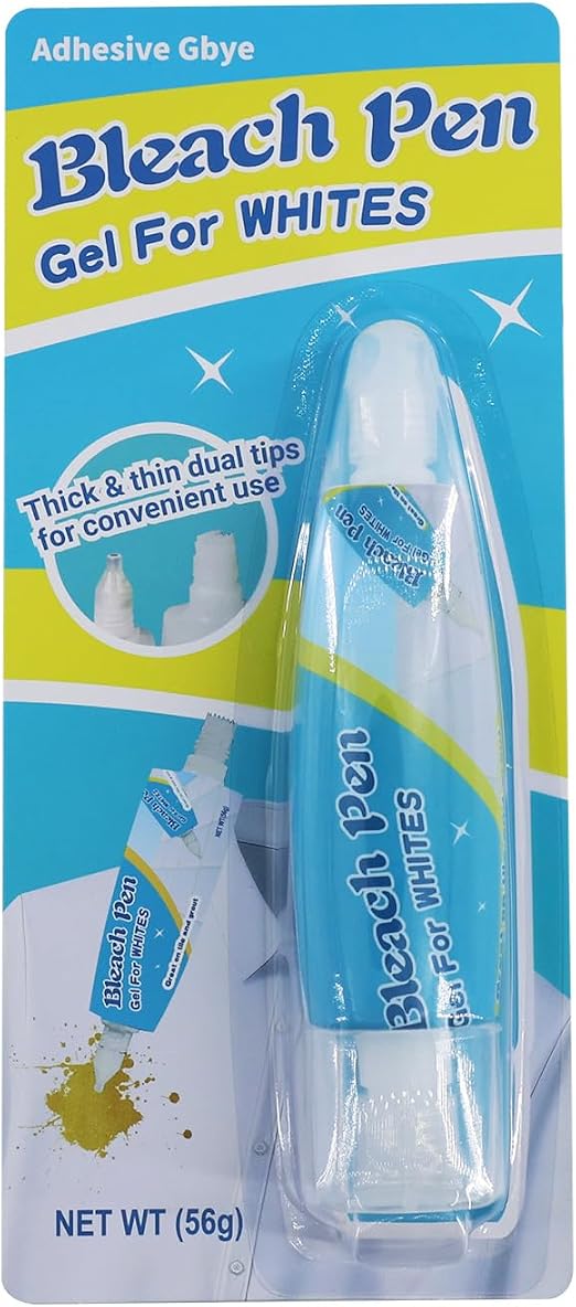 Amazon.com: Adhesive Gbye Bleach Pen For Clothing, Bleach Pen, Stain ...