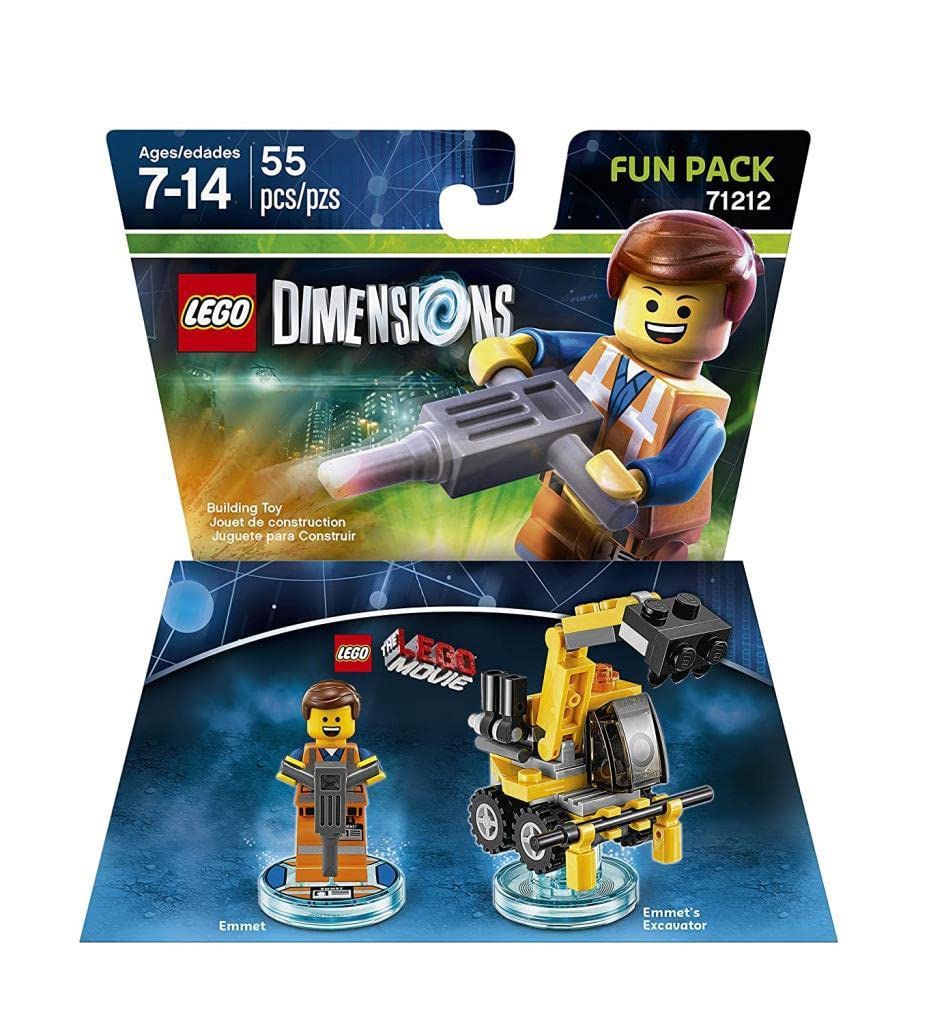 Amazon.com: LEGO Dimensions: Fun Pack - LEGO Movie Emmet : Toys & Games