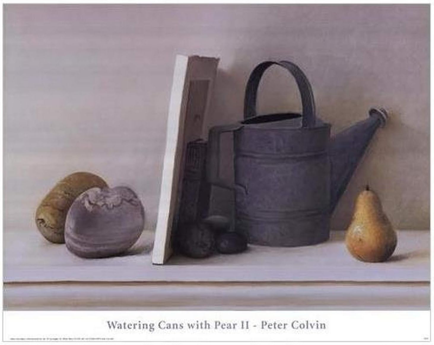 Amazon.com: Buyartforless Watering Cans with Pear II by Peter Colvin ...