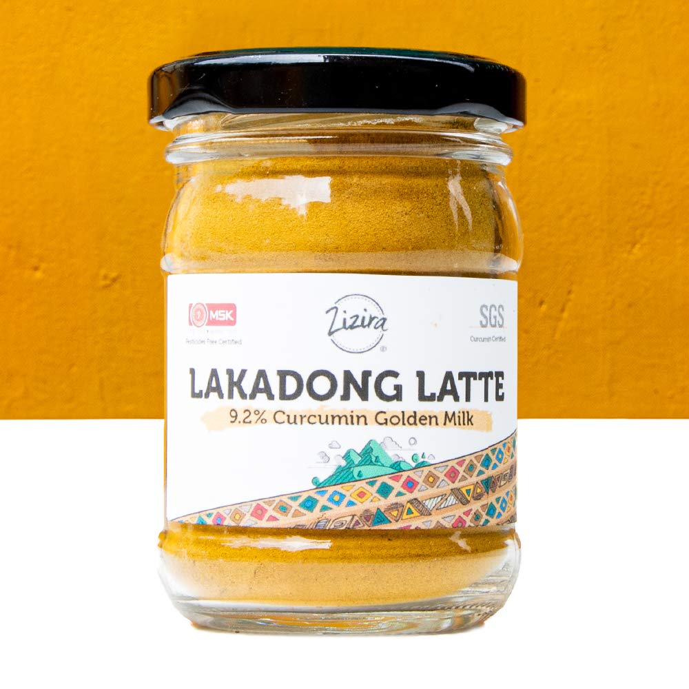 Zizira Lakadong Latte- Turmeric infused golden milk (mild) from ...