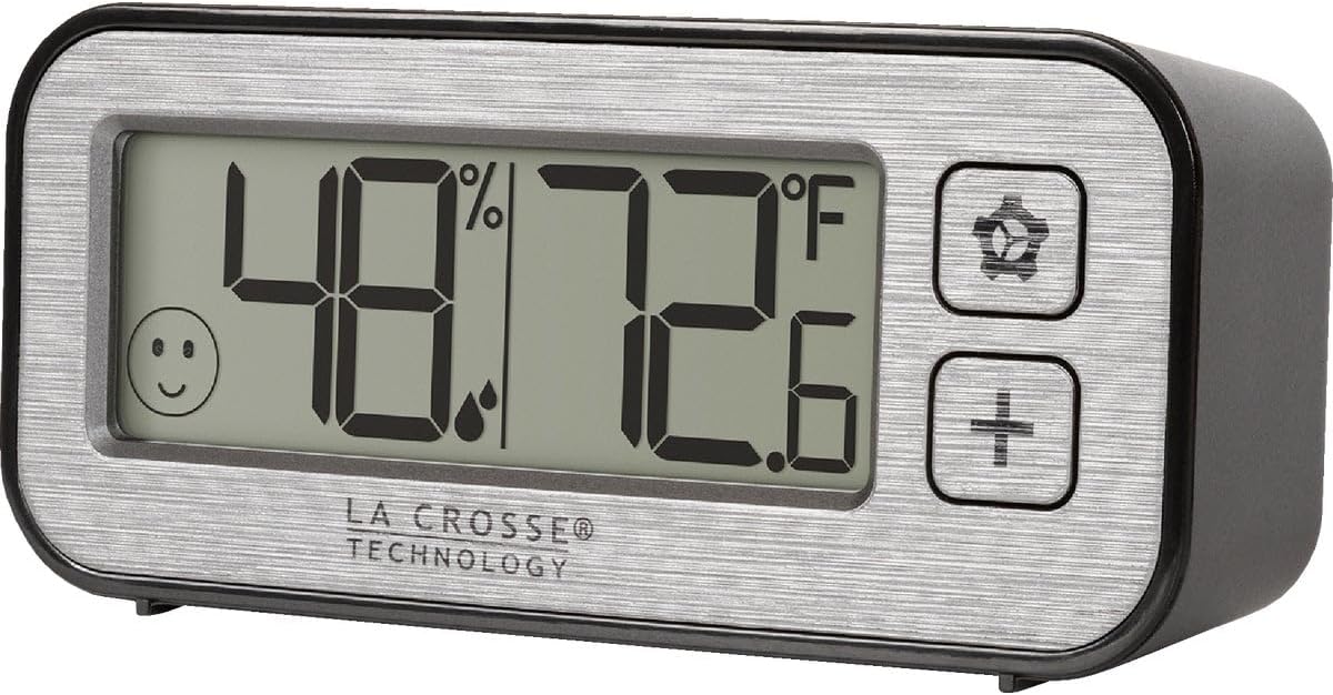 Amazon.com: La Crosse Technology 513-148-TBP-3 Mini Digital Clock with ...