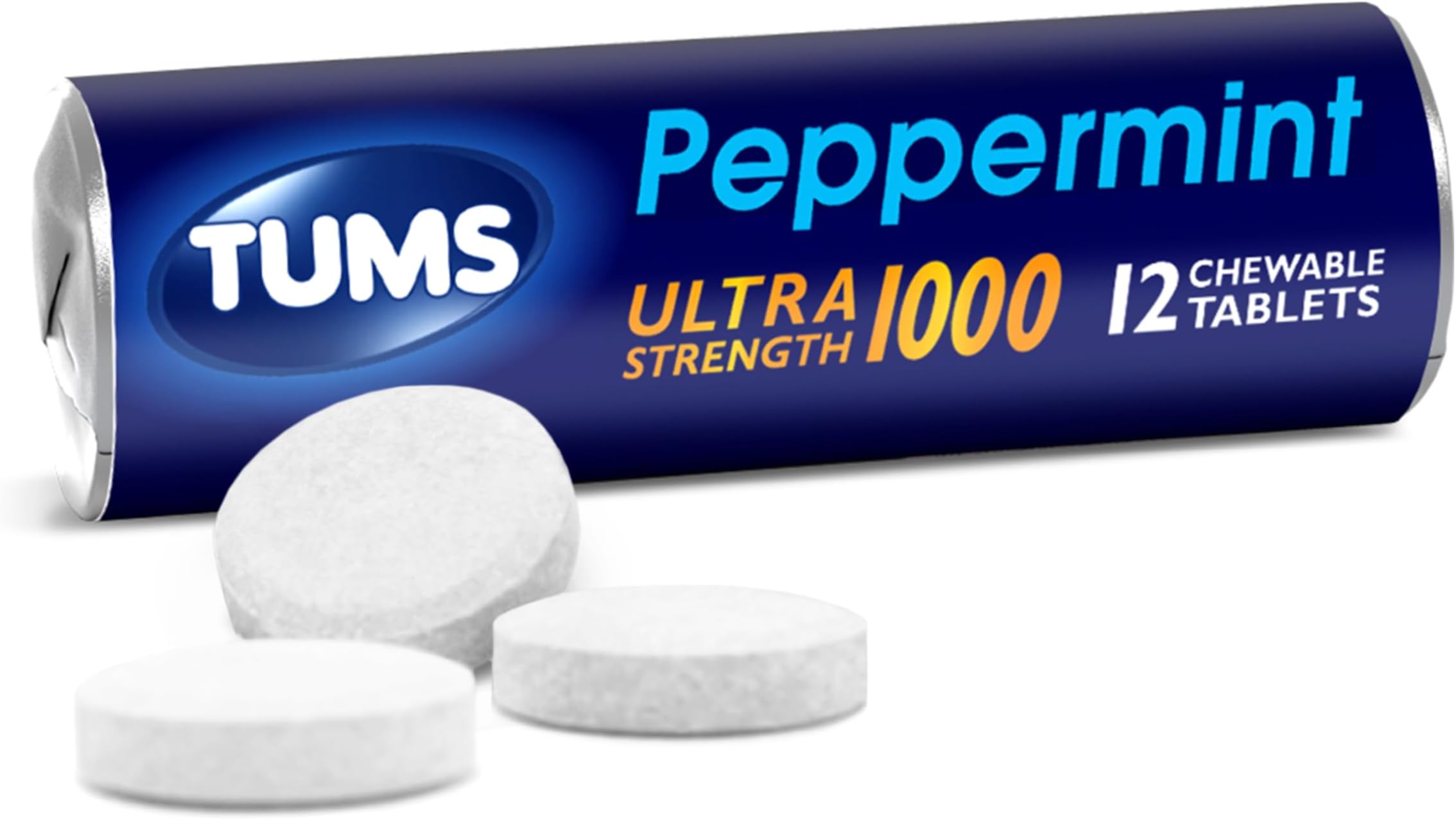 Amazon.com: TUMS Ultra Strength Chewable Antacid Tablets for Heartburn ...