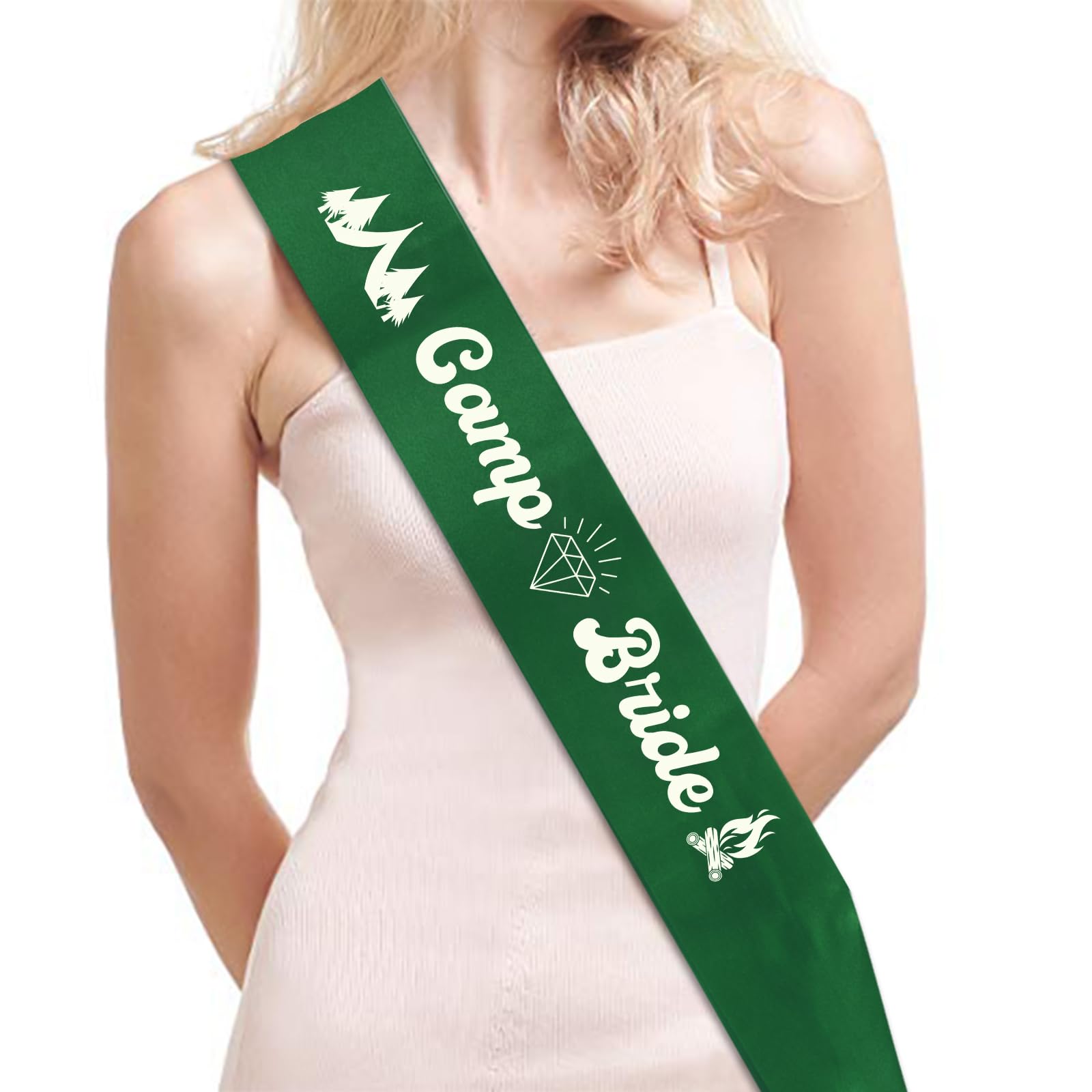 Amazon.com: Cheereveal Camp Bride Sash Camping Bachelorette Party ...