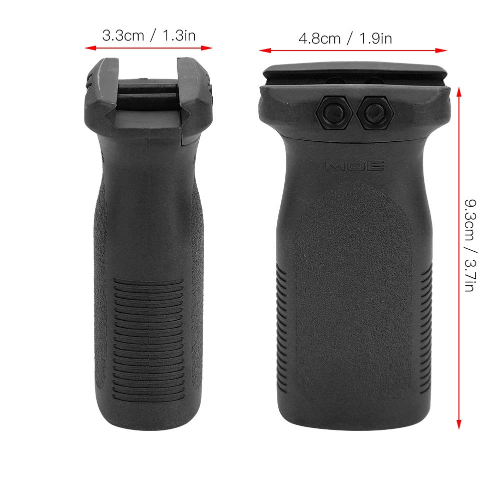 Buy iFCOW Picatinny Vertical Fore Grip Tactic Nylon Rail Vertical Grip ...