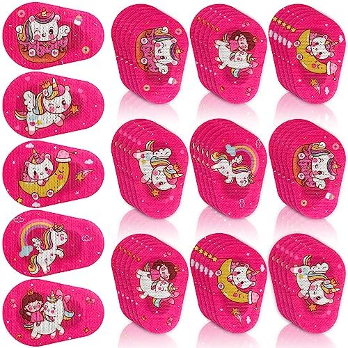 Amazon.com: Panitay 40 Pcs Kids Eye Patches Girls Unicorn Baby Adhesive ...