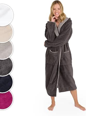 Blumtal Peignoir de bain femme, sortie de bain femme doux et moelleux ...
