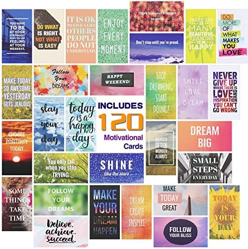 Amazon.com : 300 Pcs Inspirational Cards Encouragement Cards Mini ...