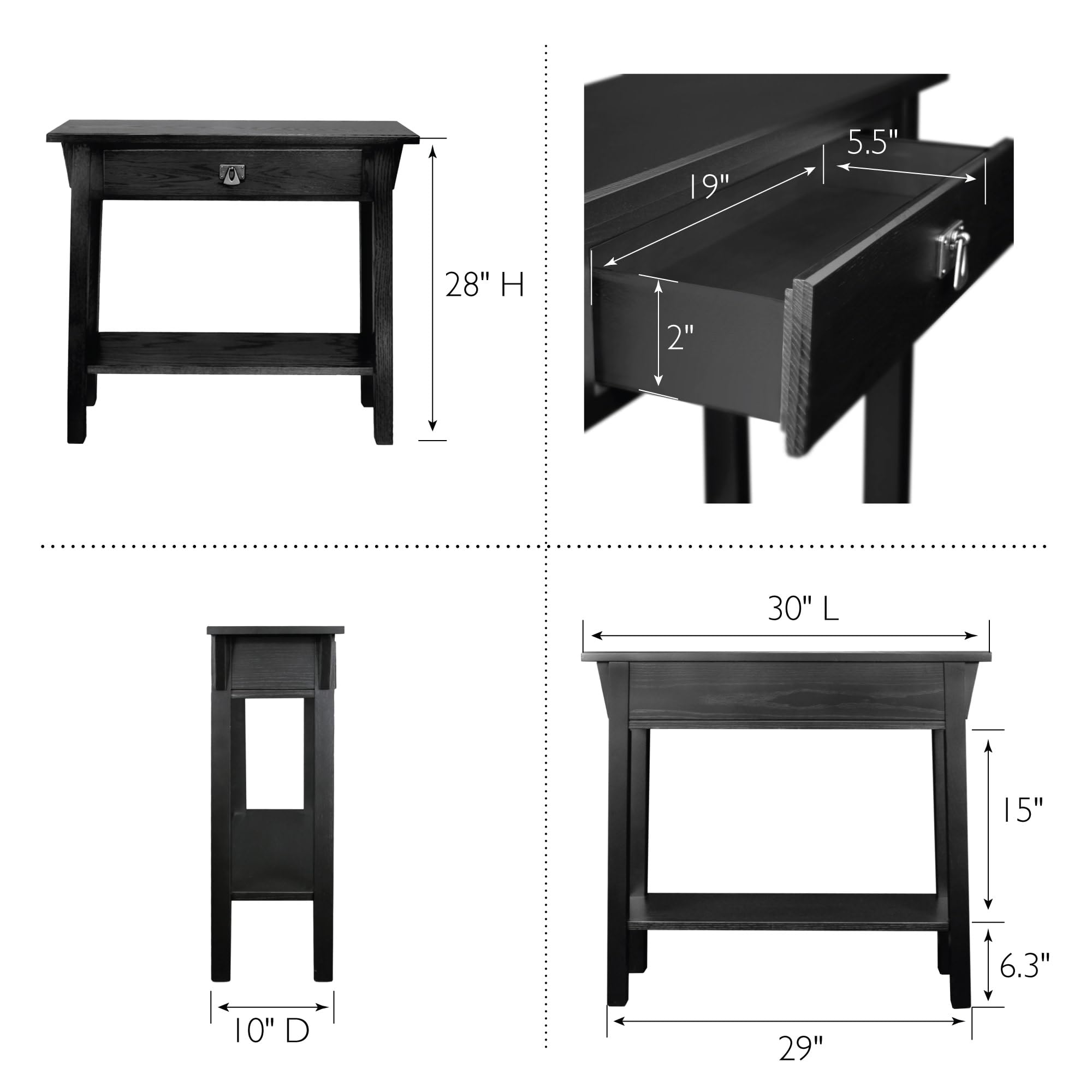 Craftsman Style Console Table