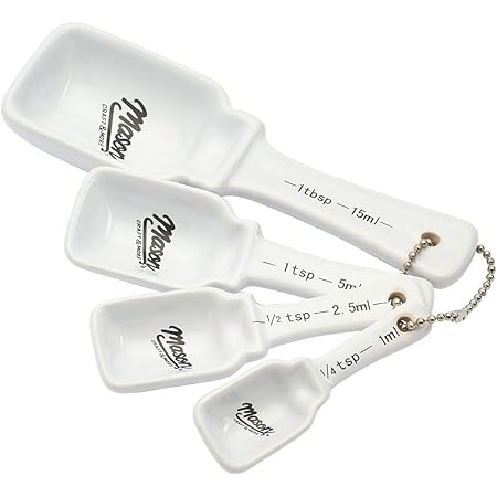Amazon.com: Portmeirion Sophie Conran White Measuring Spoons,Set of 4 ...