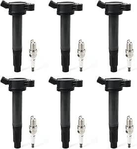 Amazon.com: DEEGOOLY 6PCS UF487 Ignition Coils& Iridium Spark Plugs Compatible with To-yota ...
