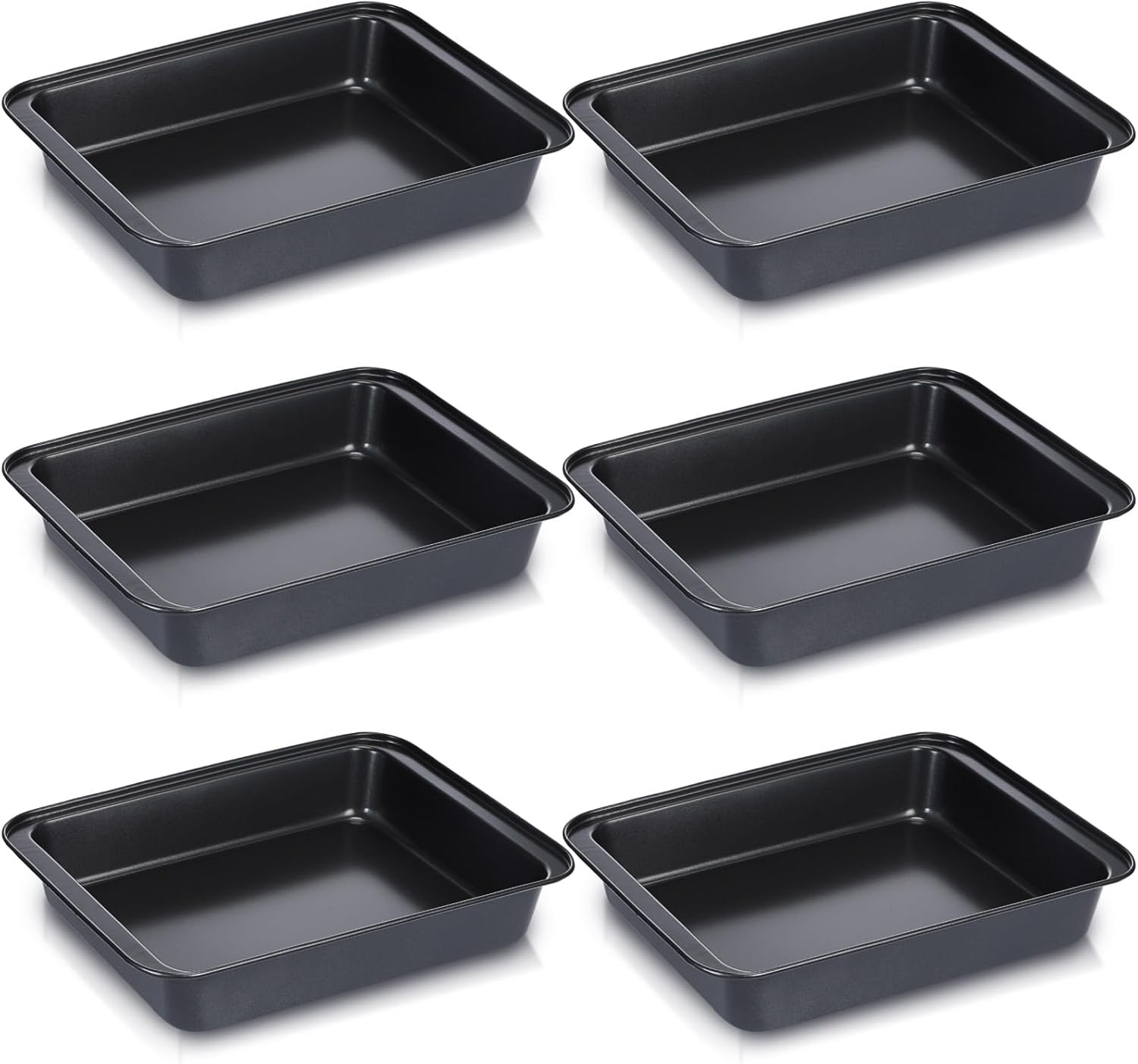 Amazon Maxcheck 6 Pcs Baking Pans Set 9 X 12 5 Inch Brownie Pan