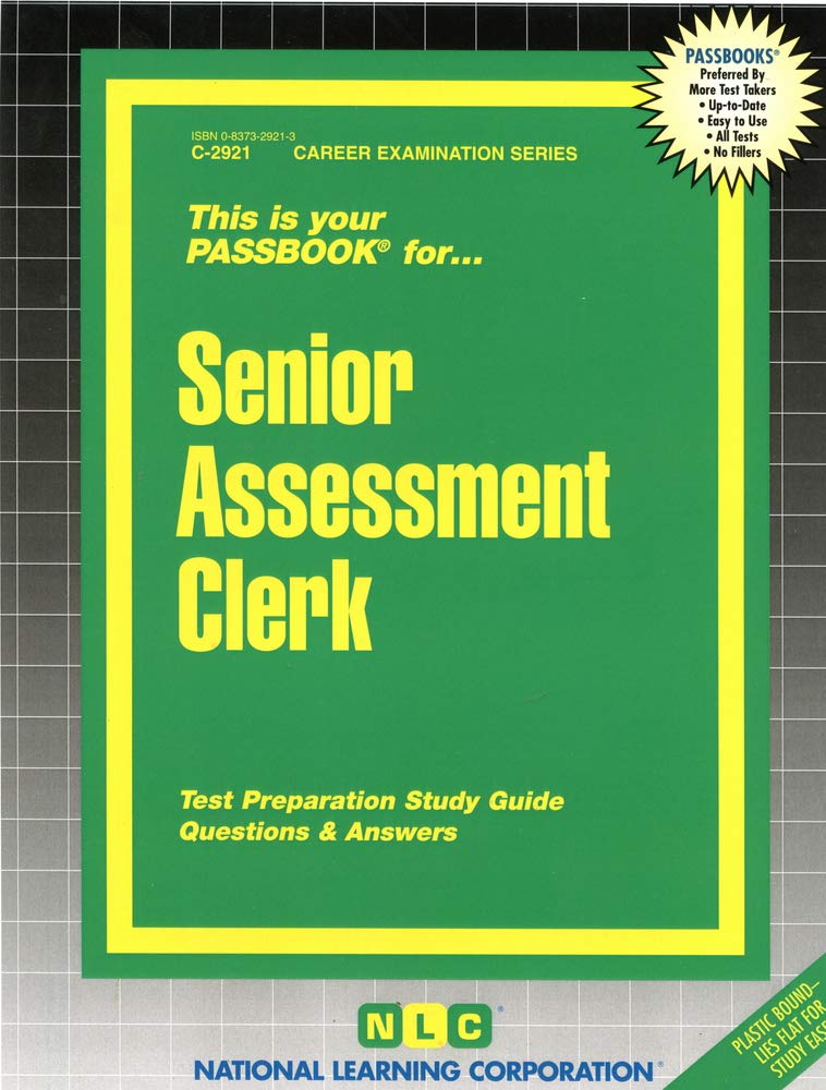 Senior Assessment Clerk: National Learning Corporation: 9780837329215 ...