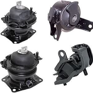 Amazon.com: Motor & Transmission Mount Set 4PCS Compatible with Honda ...