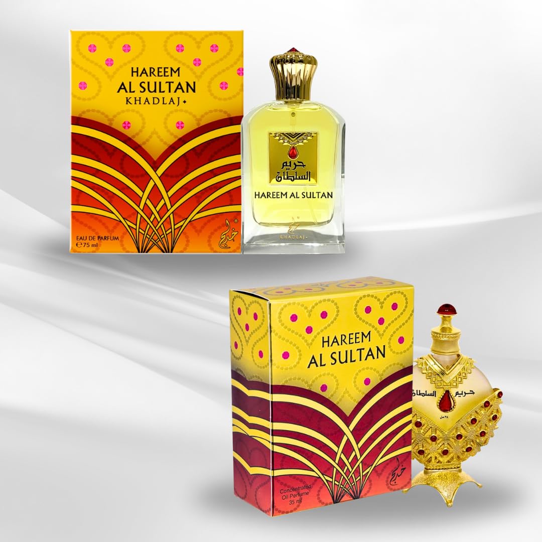 Snapklik.com : KHADLAJ PERFUMES Hareem Al Sultan Gold 2-Piece Gift Set ...