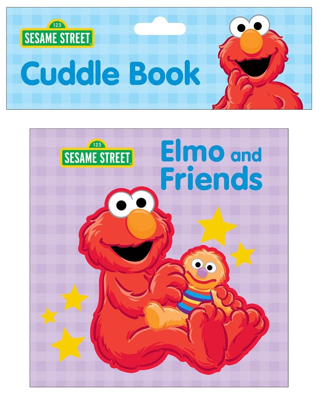 Amazon.com: Sesame Street - Elmo and Friends! Cuddle Baby Cloth Book ...