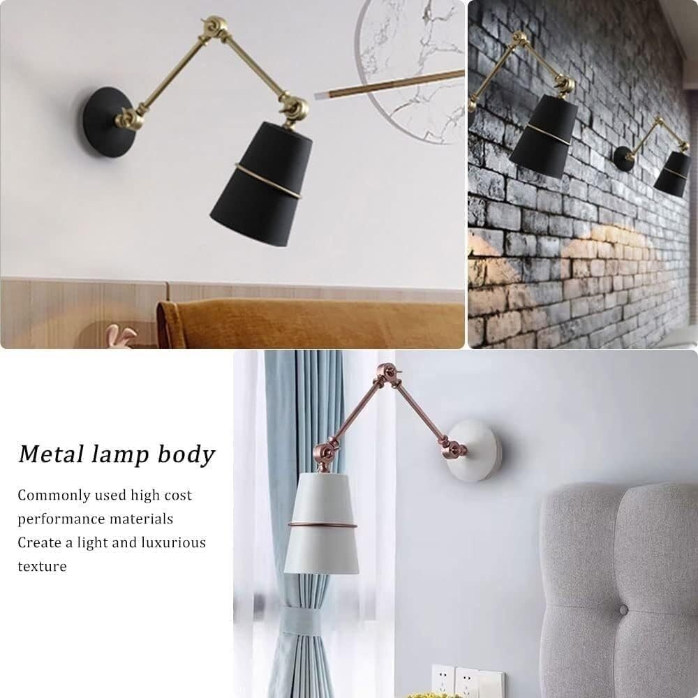 Retractable Wall Mount Reading Lamps 360 Lighting Lido Adjustable