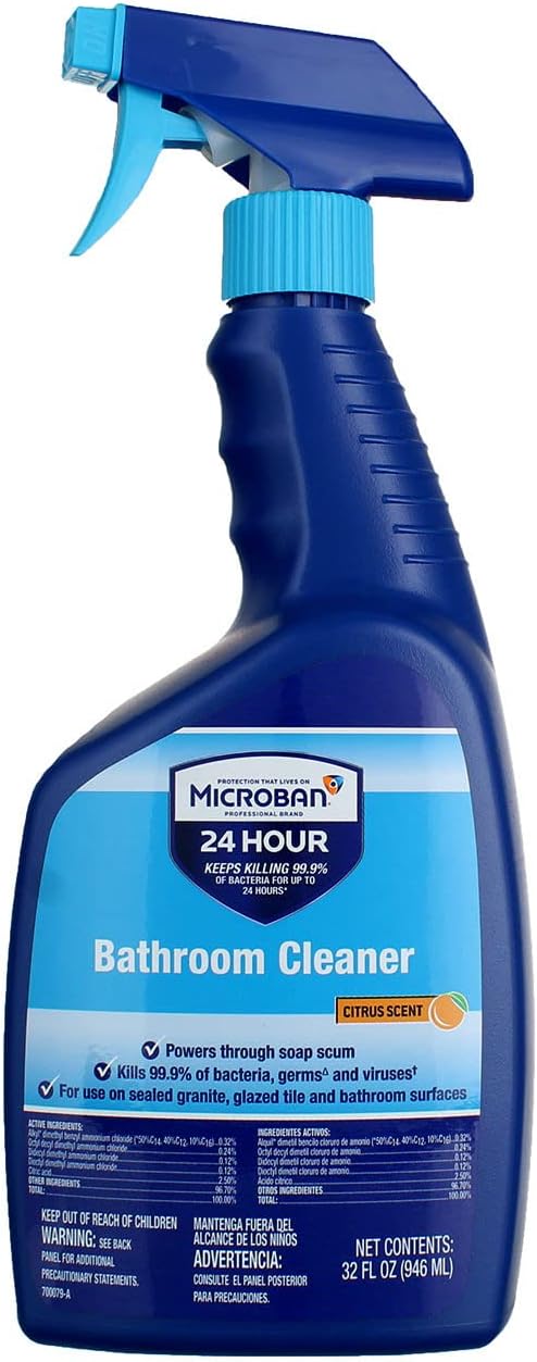 Amazon.com: Microban 24 Hour Multi-Purpose Cleaner, Sanitizing and ...
