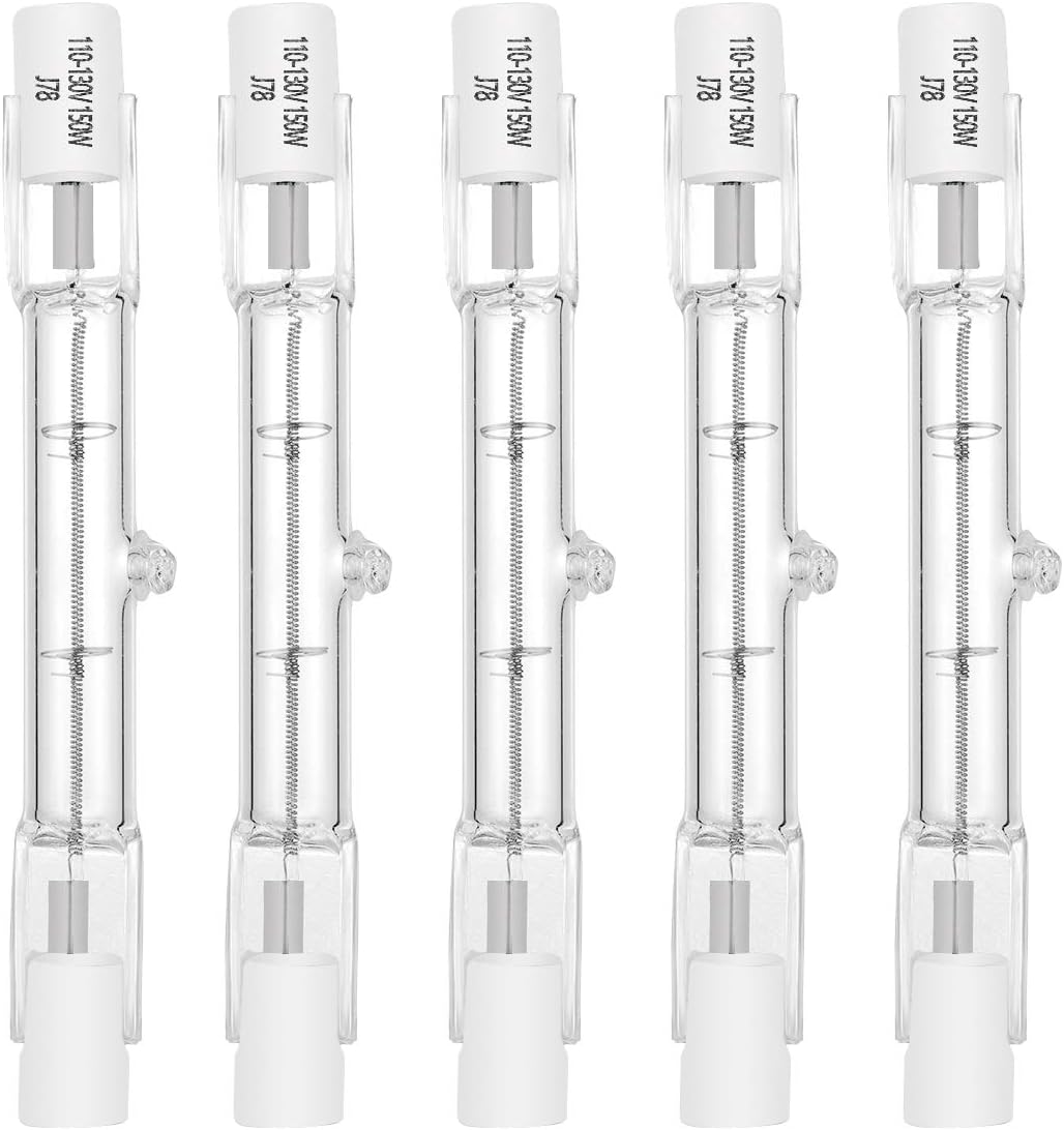 J Type 150 Watt 78 mm Q150 T3/78mm (3.07 Inches) 120 Volt R7S Base ...