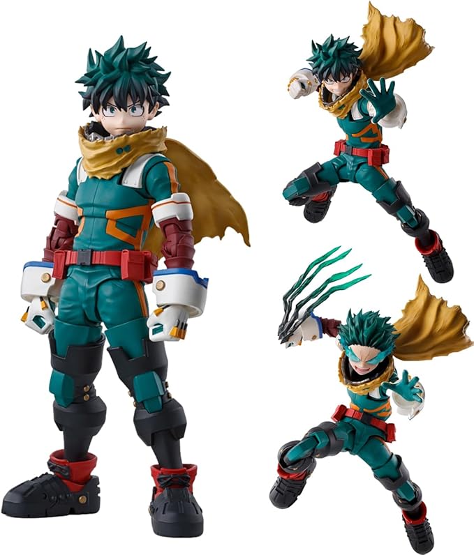 Amazon.com: LUNK MHA Midoriya Izuku Action Figures Movable Statue ...
