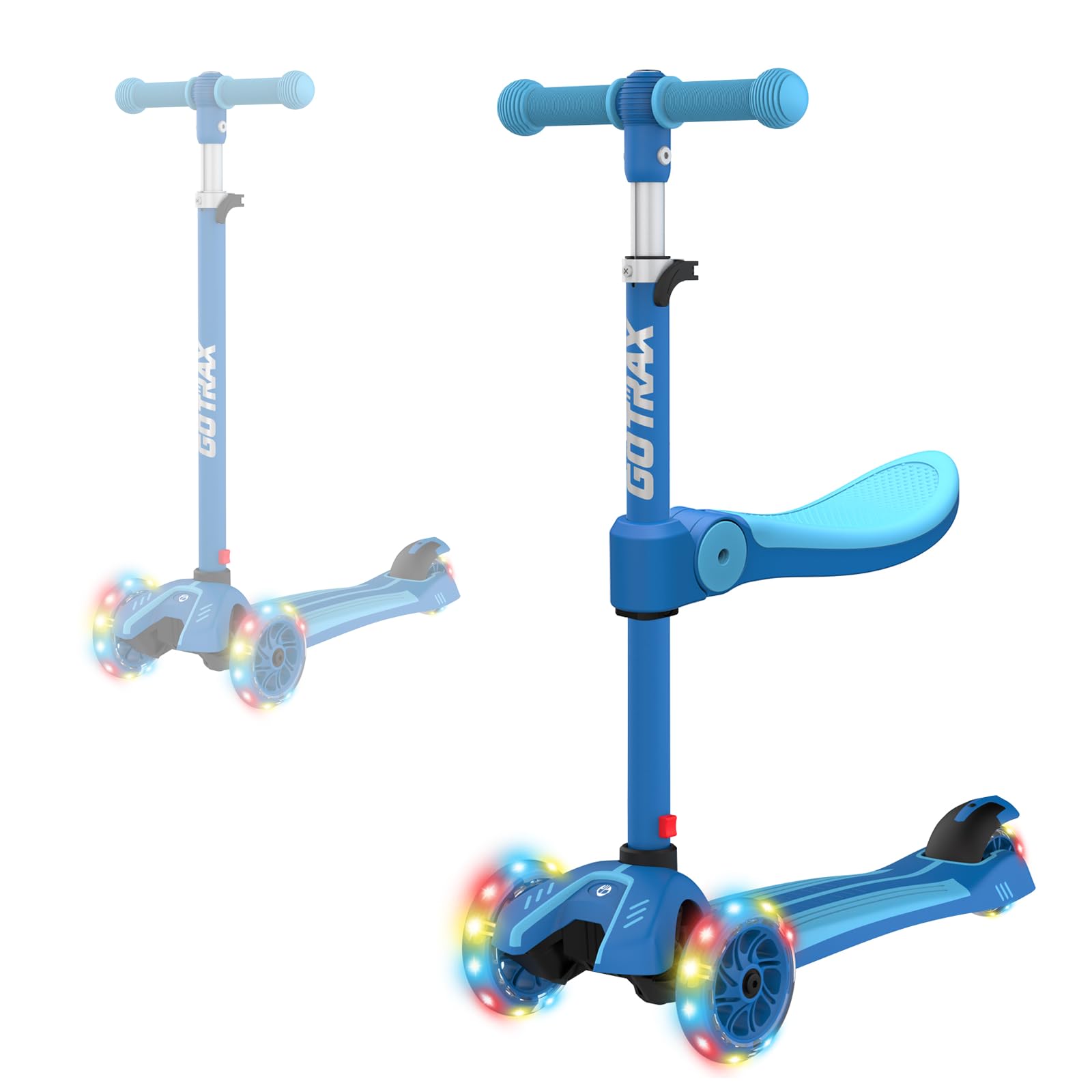 Snapklik.com : Gotrax KS3 Kids Kick Scooter, LED Lighted Wheels ...