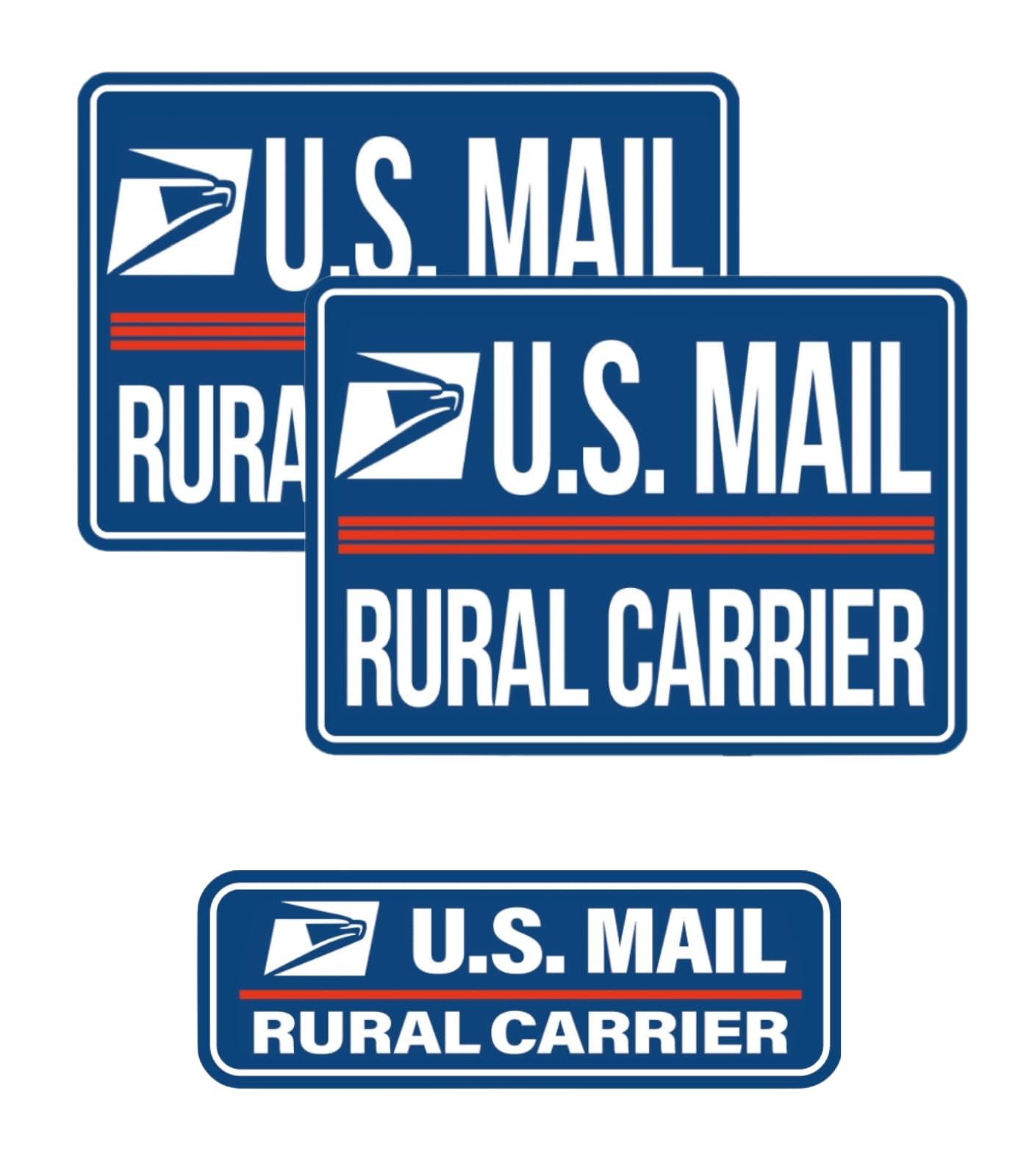 Amazon.com: Mail Delivery Driver Magnetic Signs (Blue) : Industrial ...