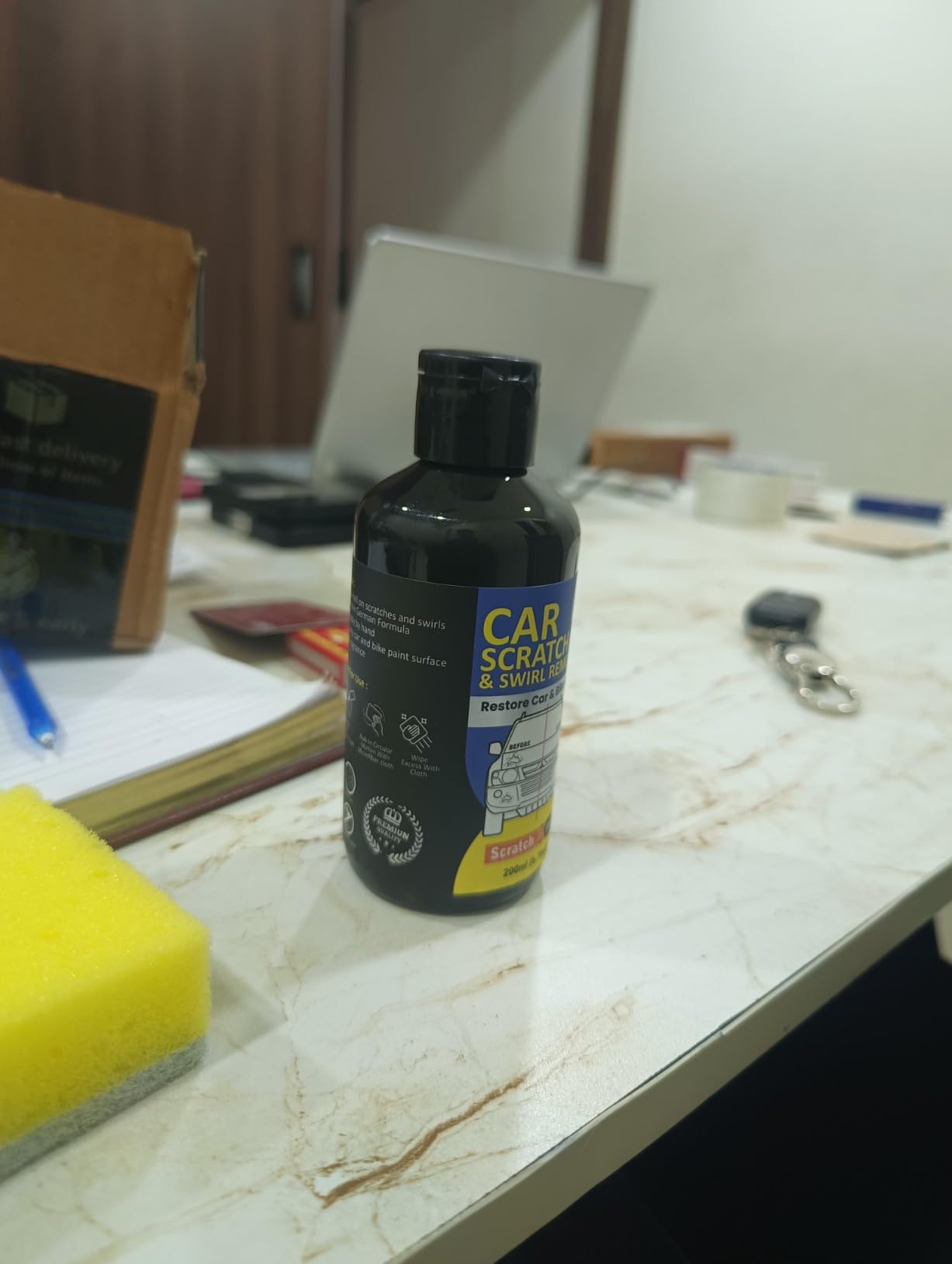 ScratchXpert KREQU Car Scratch Remover Cream | Car Body Scratch Remover ...