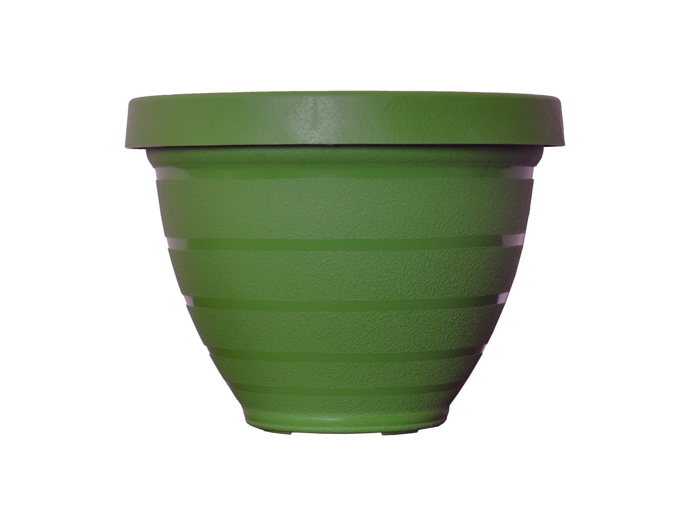 Amazon.com : The HC Companies 10 Inch Rings Planter with Self Watering ...