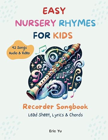 Amazon.com: Easy Nursery Rhymes For Kids: Recorder Songbook (Lead Sheet ...