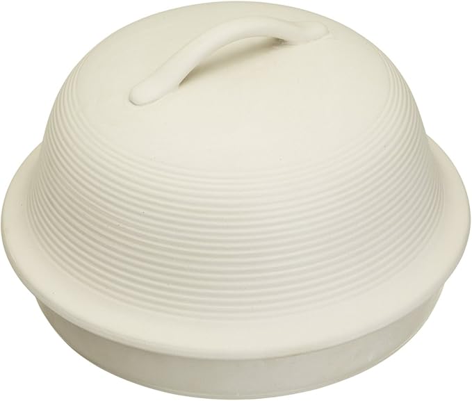 KitchenCraft Home Made Bread Cloche, Round, Stoneware, 30 cm : Amazon ...